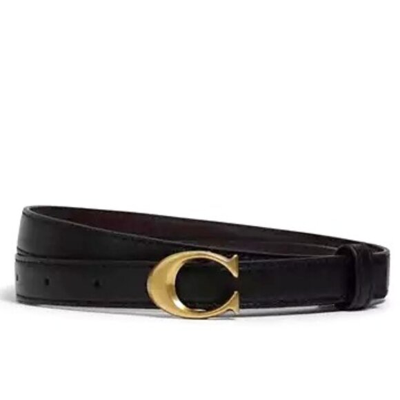 Coach | Accessories | Coach Signature Buckle Belt | Poshmark